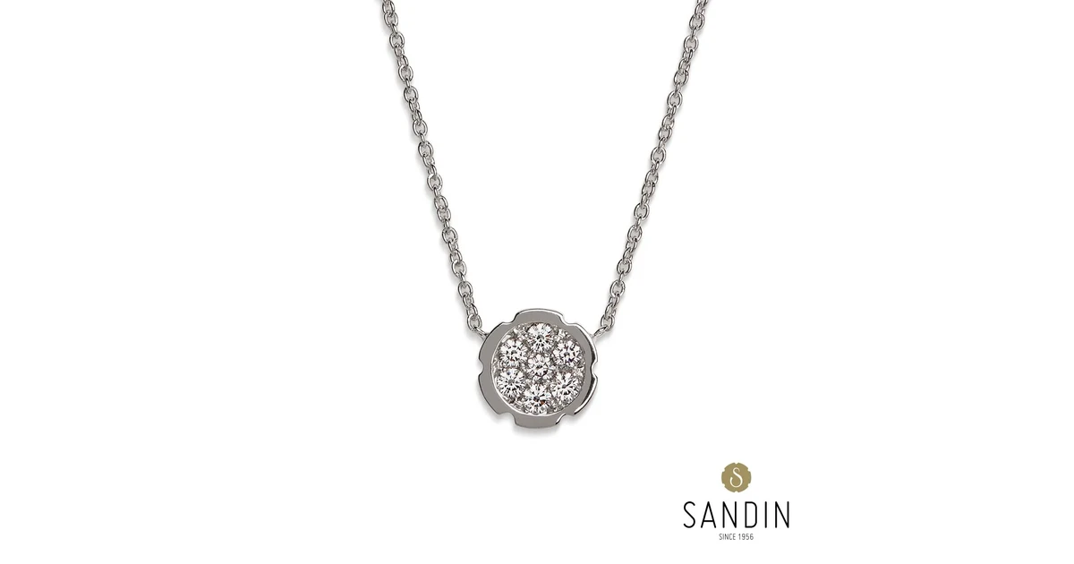 Jarl Sandin Design Belong Hänge Vitguld med Diamanter. Hos Jarl Sandin.