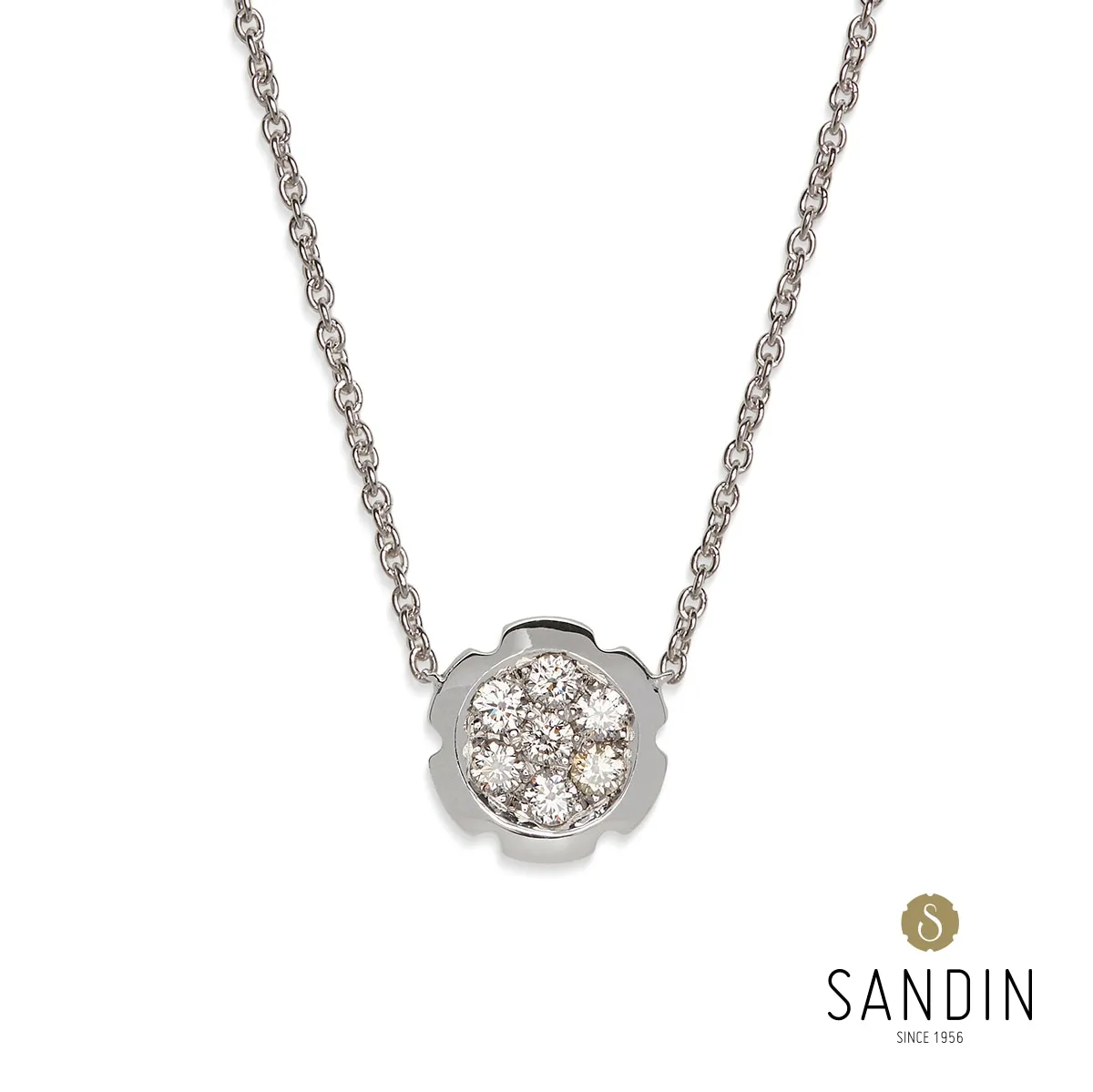 Jarl Sandin Design Belong Hänge Vitguld med Diamanter. Hos Jarl Sandin.