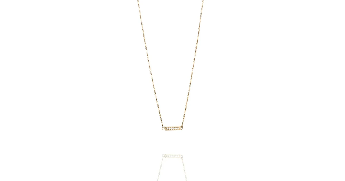 Efva Attling Thin Stars Necklace Halsband i Rödguld 10-101-01620/4245 ...